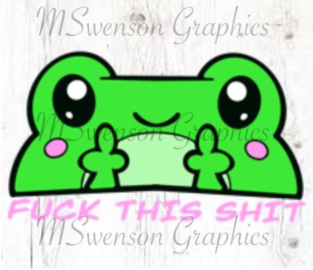 Fuck This Shit, Frog Png, Frog Svg, Frog, Frog Silhoutte Design, Frog ...