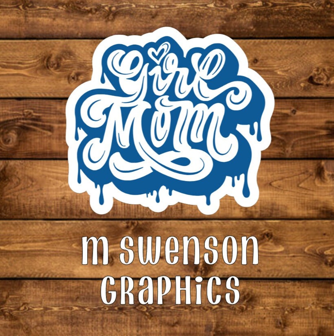 Girl Mom Sticker, Girl Mom Decal, Girl Mom, Mom of Girls Sticker, Mom ...