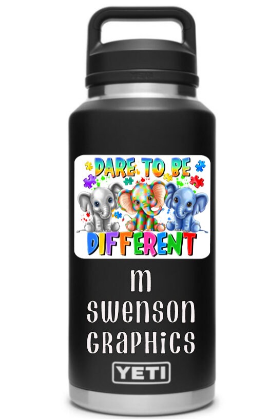 Dare to Be Different, Dare to Be Different Sticker, Autism Awareness ...
