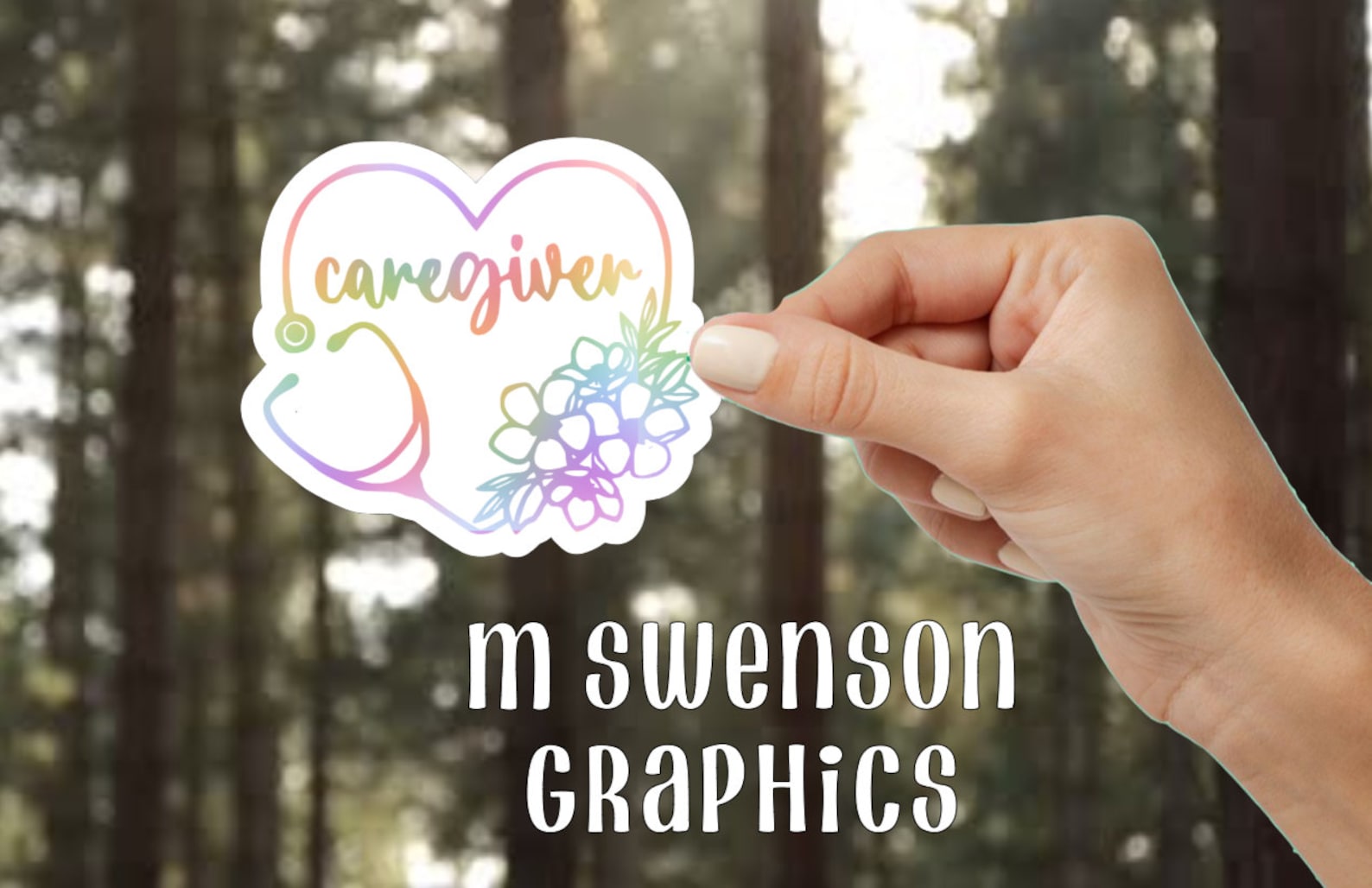 Caregiver Sticker, Caregiver Decal, Caregiver, Nurses Aid Sticker ...