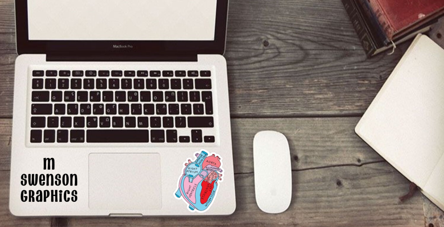 Cardiac Sticker, Cardiac Decal, Cardiac, Mri Sticker, Mri Decal ...
