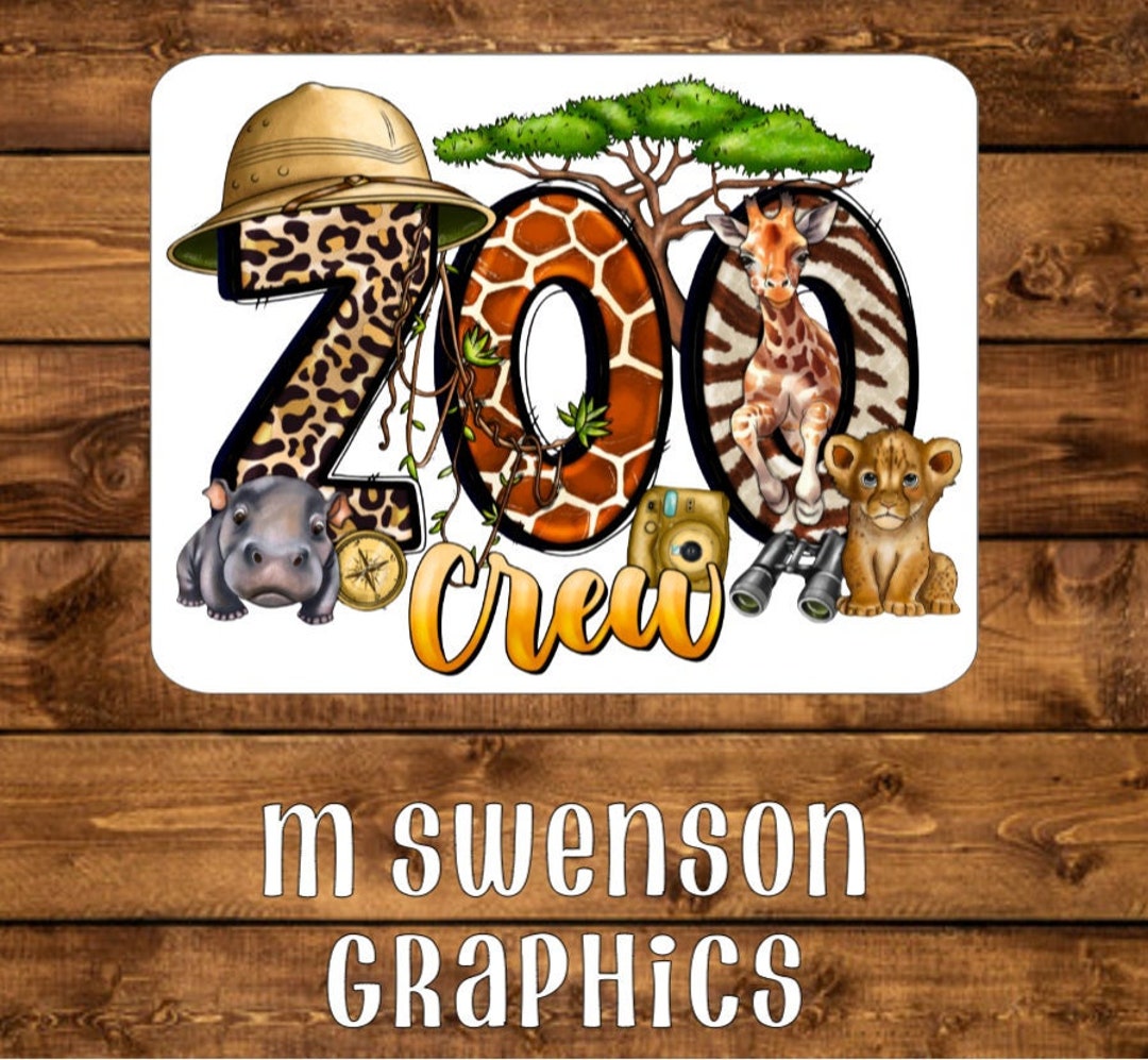 Zoo Crew Sticker, Zoo Crew Decal, Zoo Crew, Gift for Zoo Crew, Zoo ...