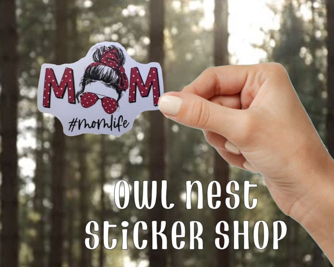 Mom Sticker Mom Decal Mom momlife Decal momlife Sticker - Etsy