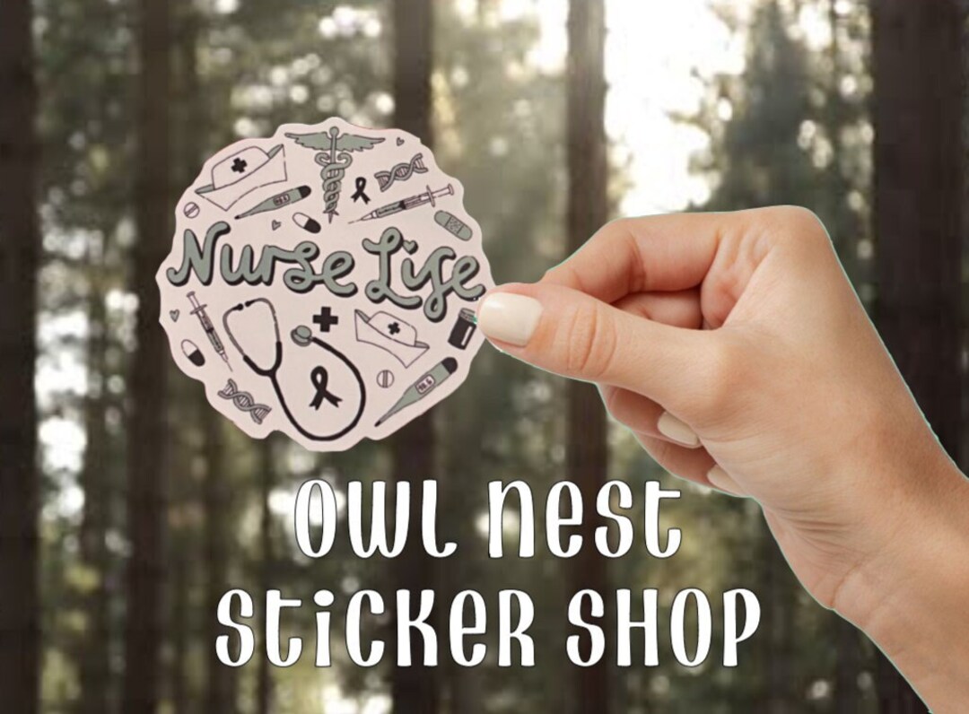 Nurse Life Sticker Nurse Life Decal Nurse Life Nurse - Etsy