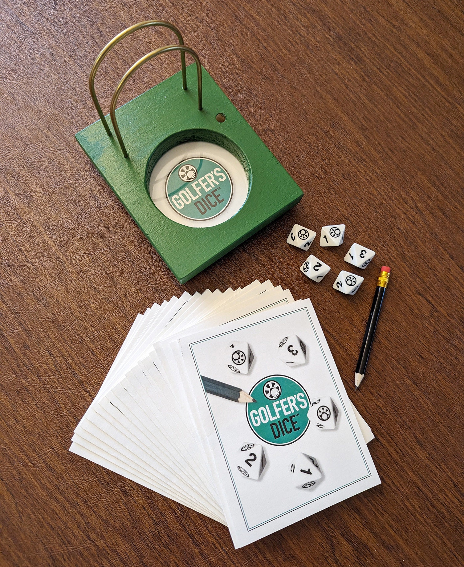 Golfer's Dice: A Fun Dice Game That Plays Like a Round of Golf. - Etsy