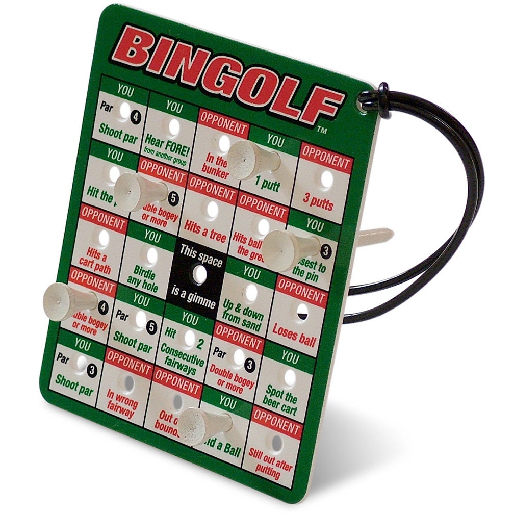 Bingolf - Bingo for the Golf Course - Etsy