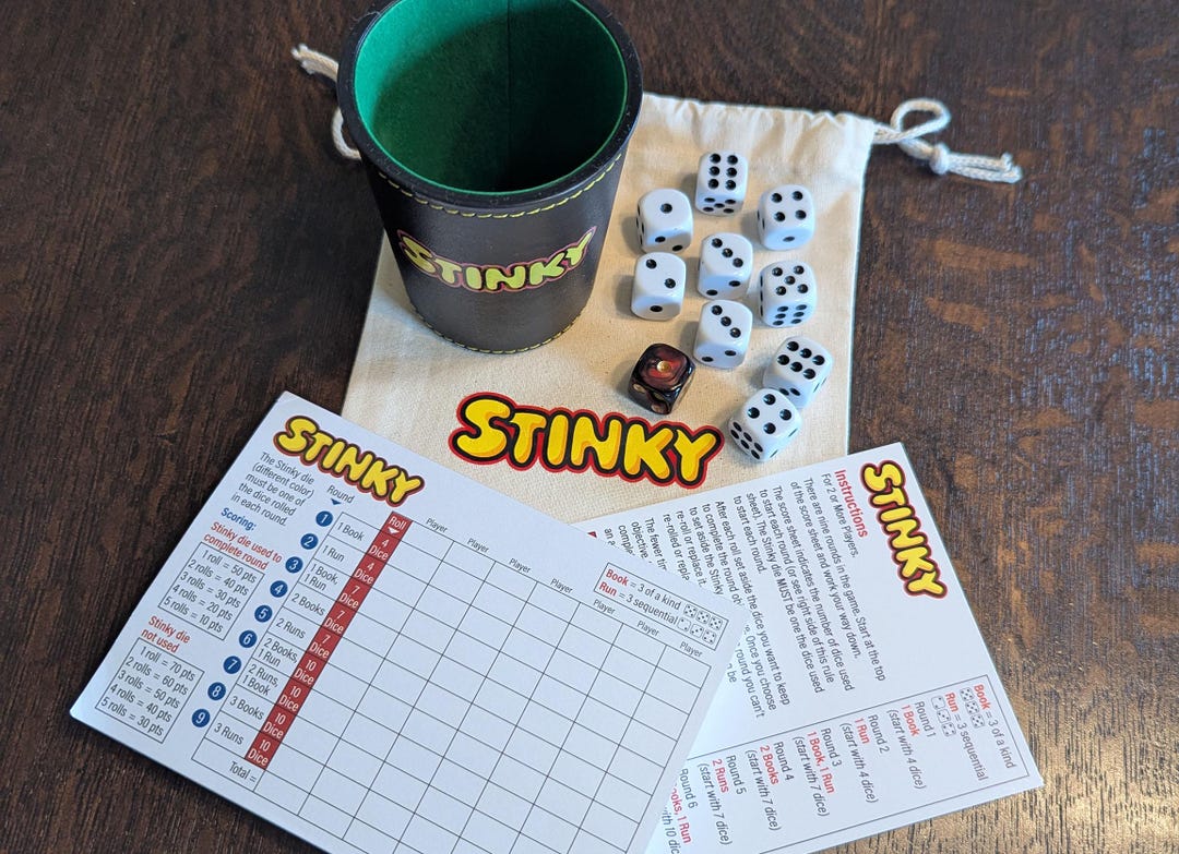 Stinky - Family Fun Dice Game - Etsy