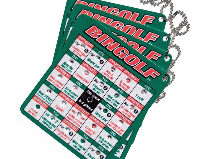Bingolf - Bingo for the Golf Course - Etsy
