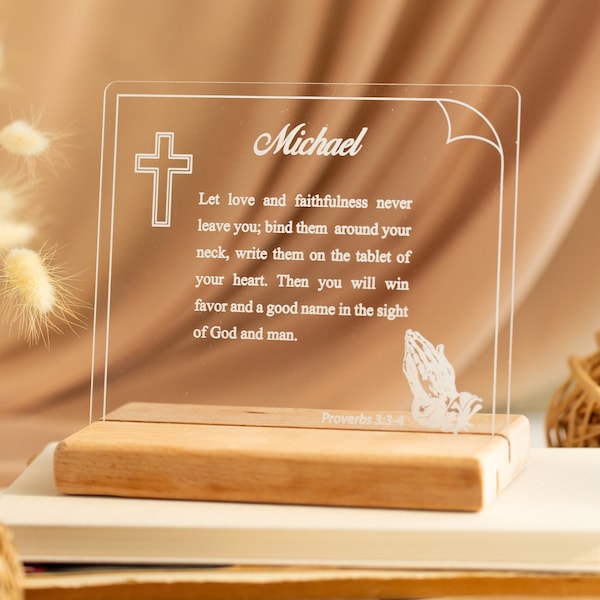 Bible Verse Plaque - Etsy