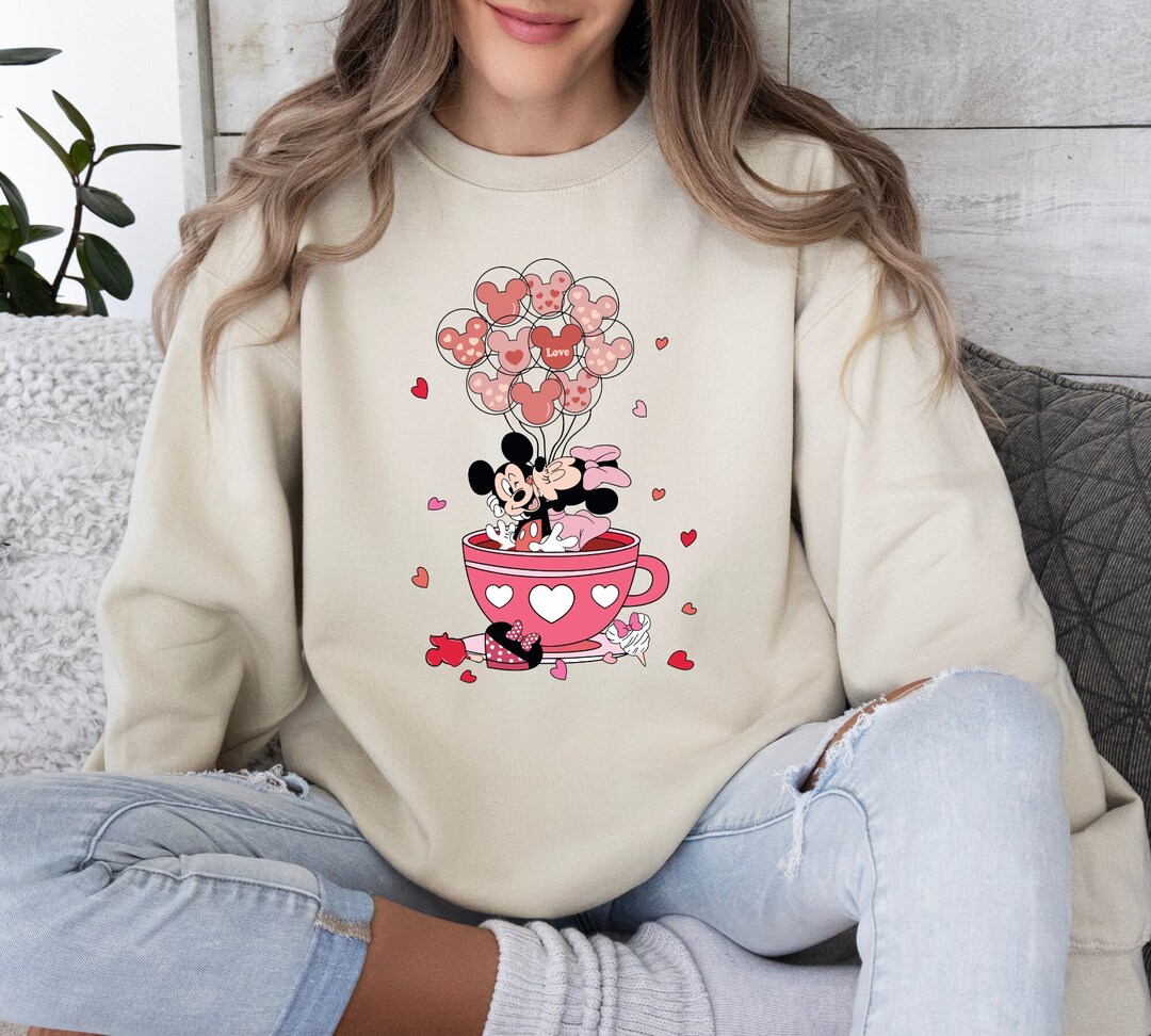 Valentines Day Disney Cup Sweatshirt,magical Castle Sweatshirt ...