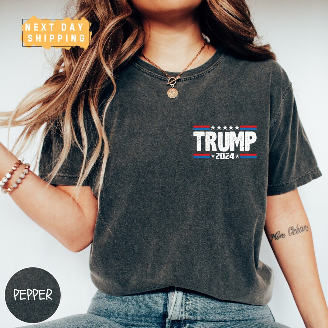 Trump 2024 Vintage Shirt, Comfort Colors Donald Trump Support Tee ...