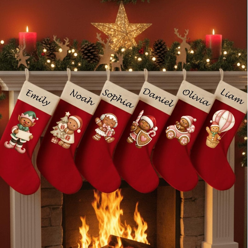 Gingerbread Stocking 18 - Etsy