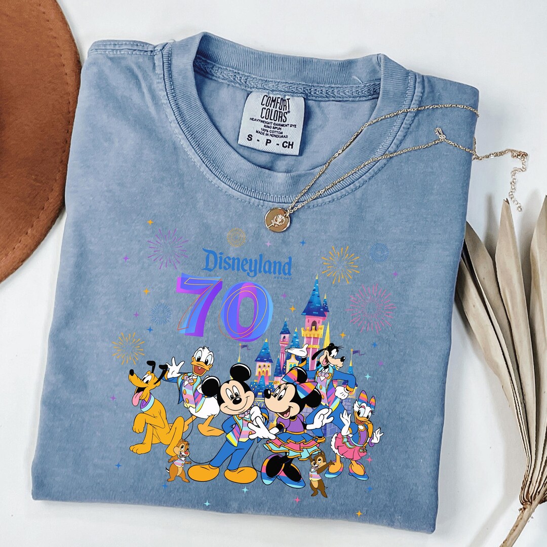 Mickey and Friends 70 Years of Magic Comfort Colors Shirt, Mouse ...