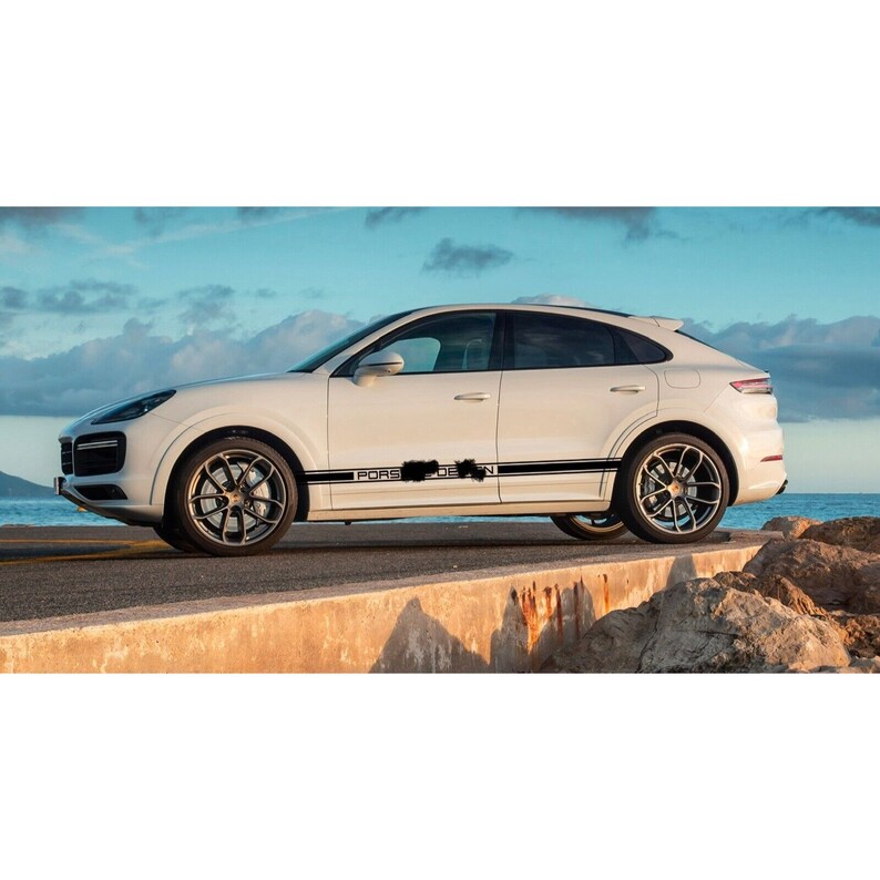 Triple Stripe Custom Side Door Decals Set for Porsche Cayenne - Etsy