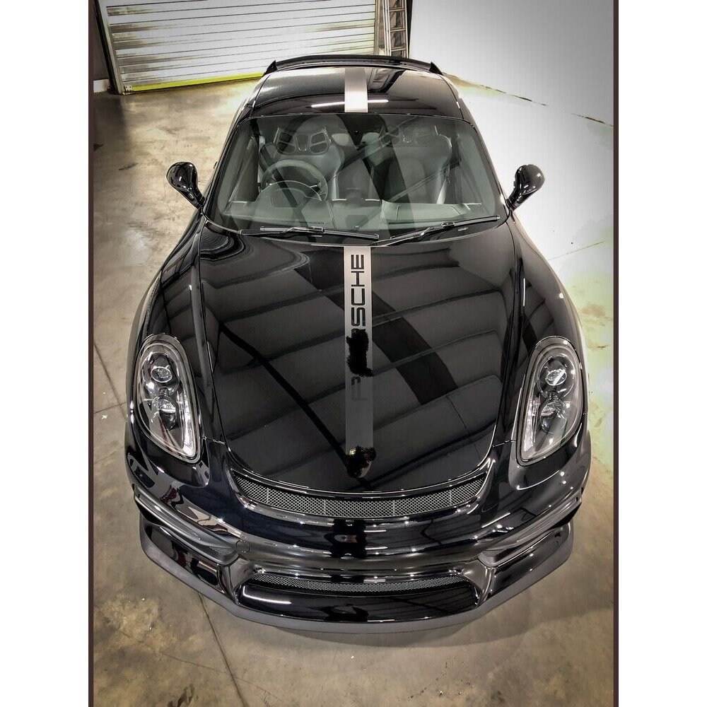 Full Stripe Hood Roof Rear Custom Decals Set: Porsche Cayman - Etsy