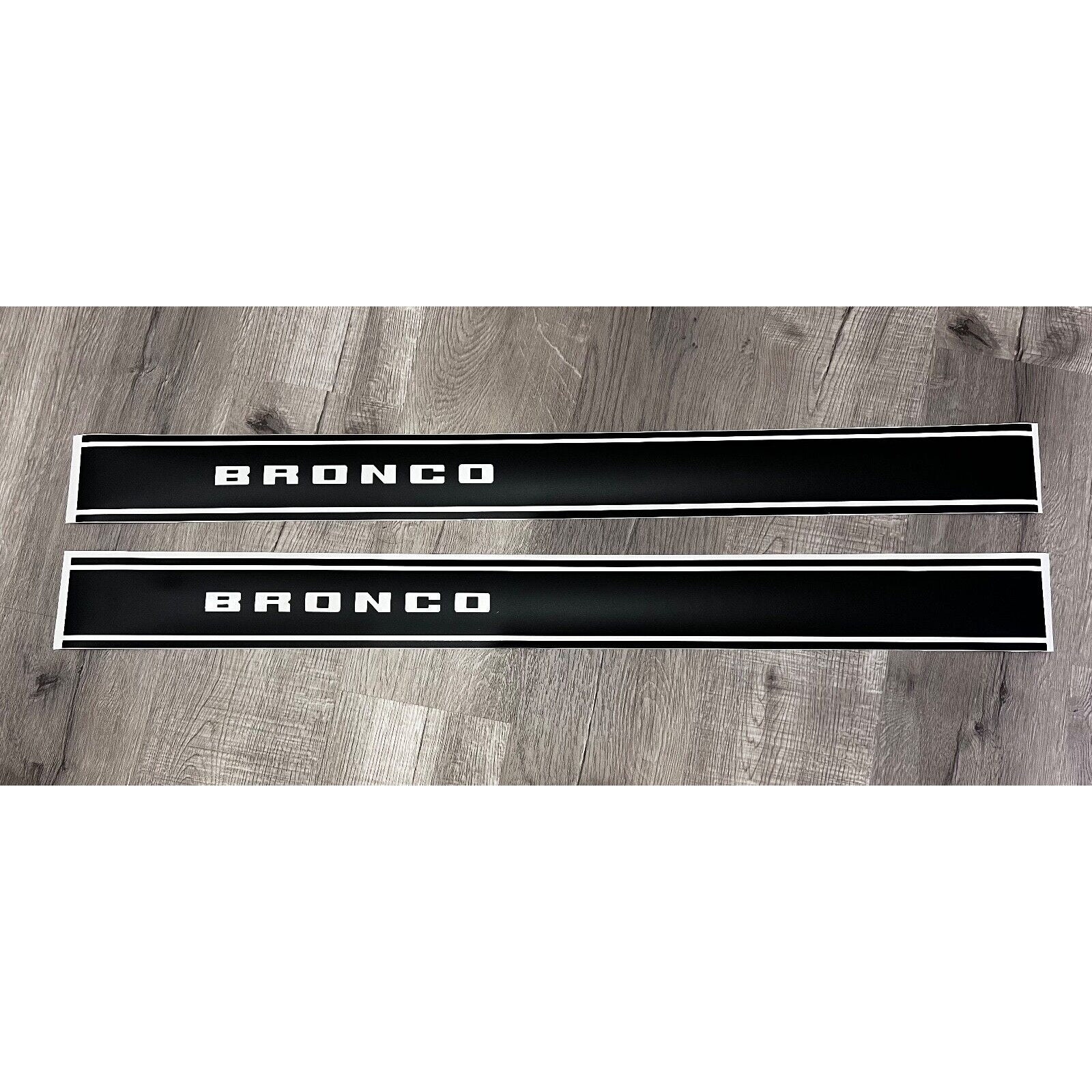 Ford Bronco 2021-2024 Vinyl Side Decals 4dr Sedan Badlands - Etsy