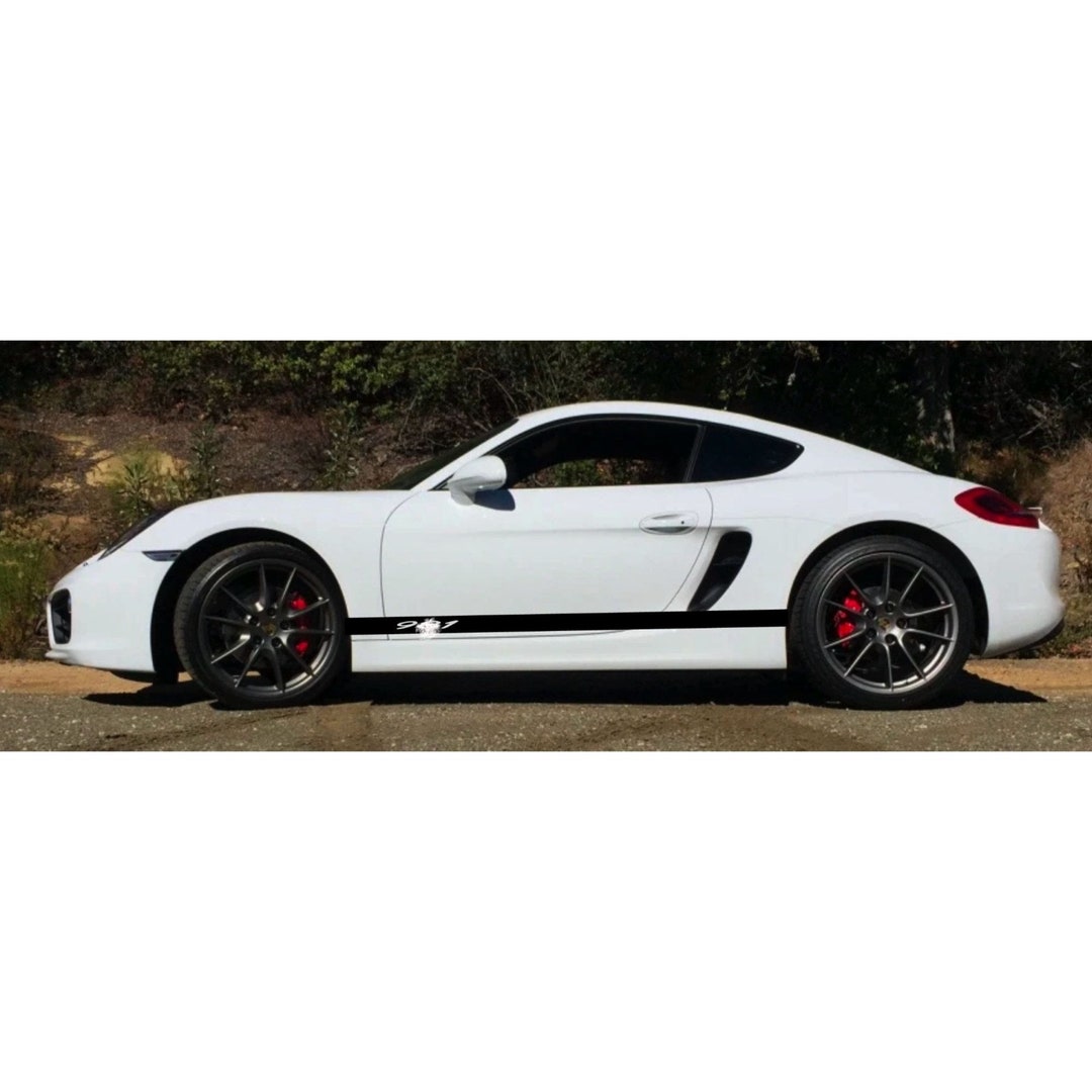 Custom Font 981 Triple Stripe Side Panel Decals Set for - Etsy