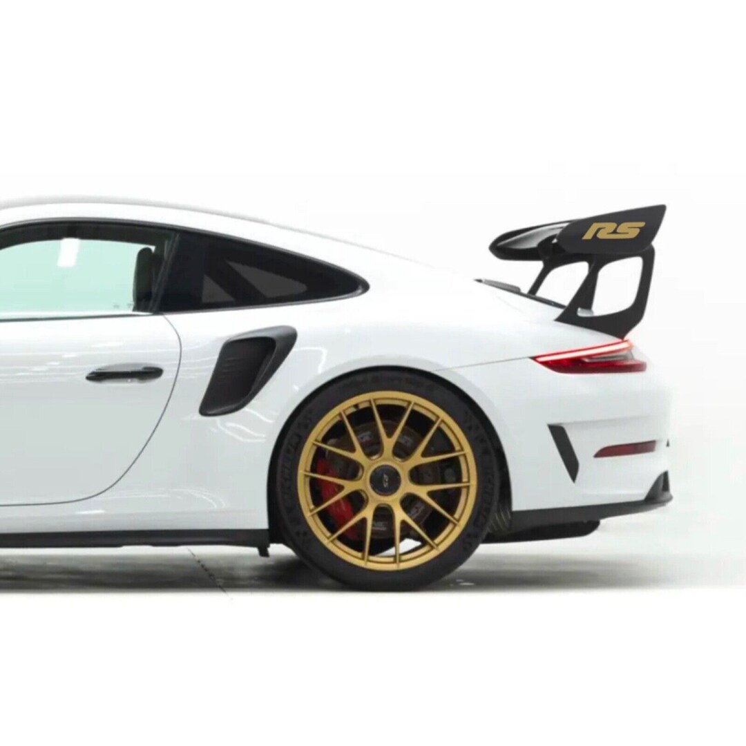 CARBON FIBER Custom RS Wing/spoiler Decal for Porsche - Etsy
