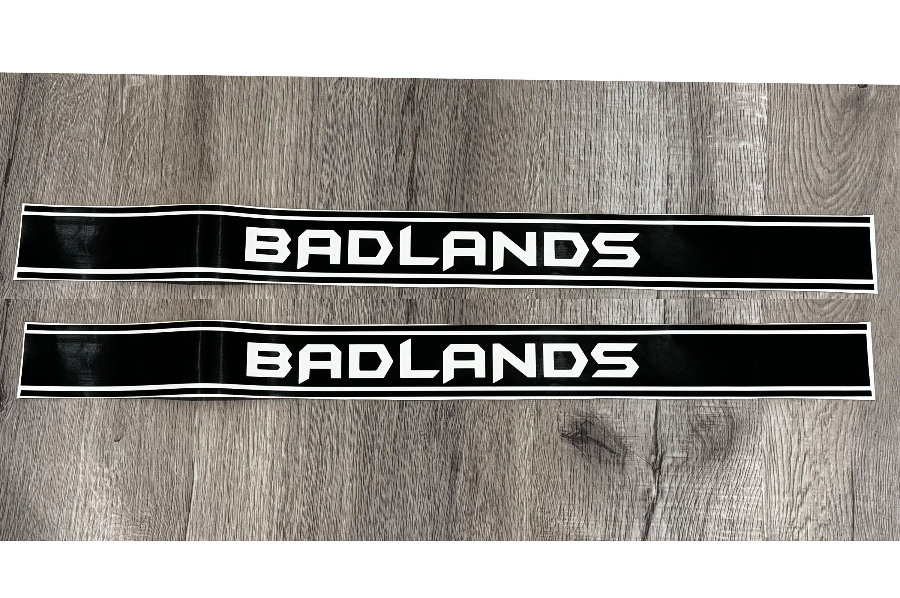 Ford Bronco 2021-2024 BADLANDS LOGO Vinyl Side Decals 4DR off - Etsy