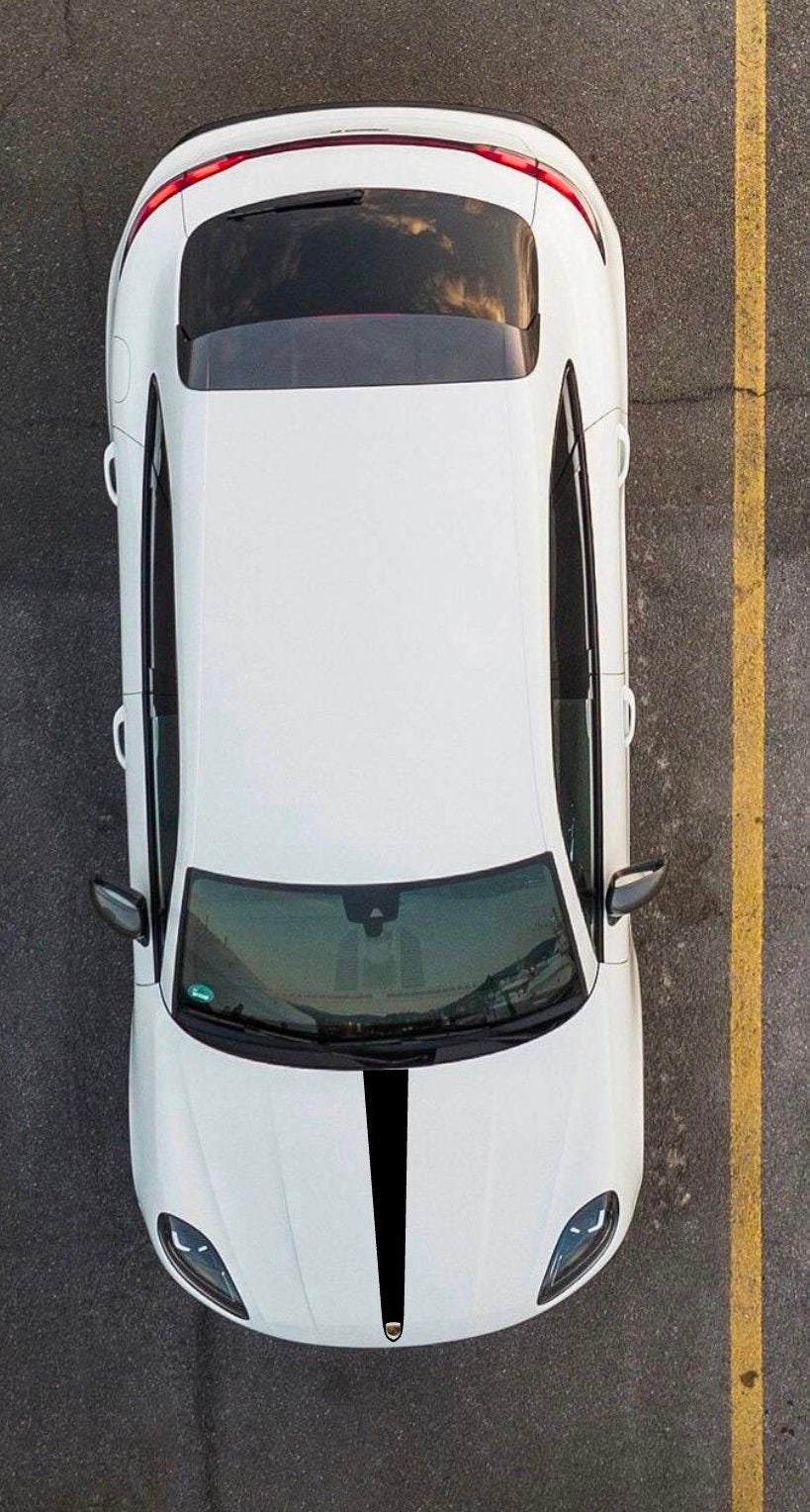 Custom Solid NO FONT Hood Stripe Decal for Porsche Macan - Etsy