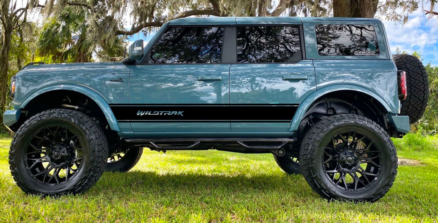 Ford Bronco 2021-2024 WILDTRAK LOGO Vinyl Side Decals 4DR off - Etsy