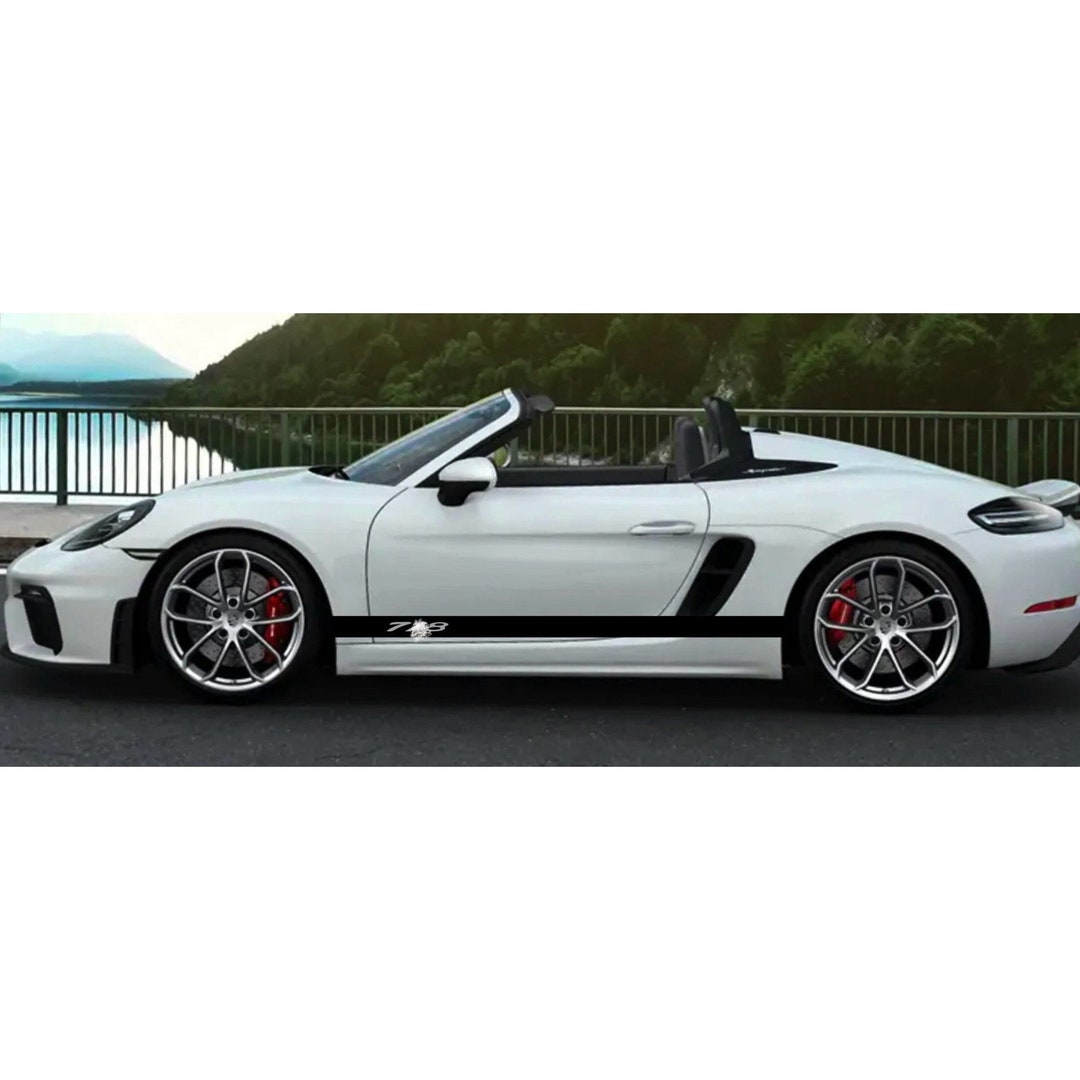 Custom Font 718 Triple Stripe Side Door Decal for Porsche - Etsy