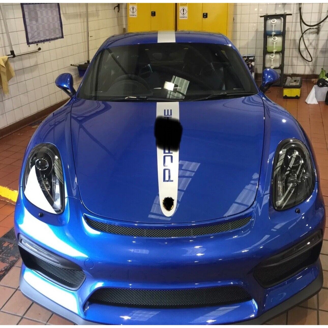 Full Stripe Hood Roof Rear Custom Decals Set: Porsche Cayman - Etsy