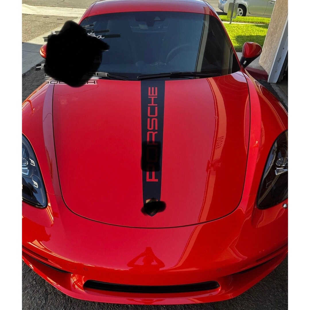 Carbon Fiber Custom Hood Stripe Decal for Porsche Boxster - Etsy