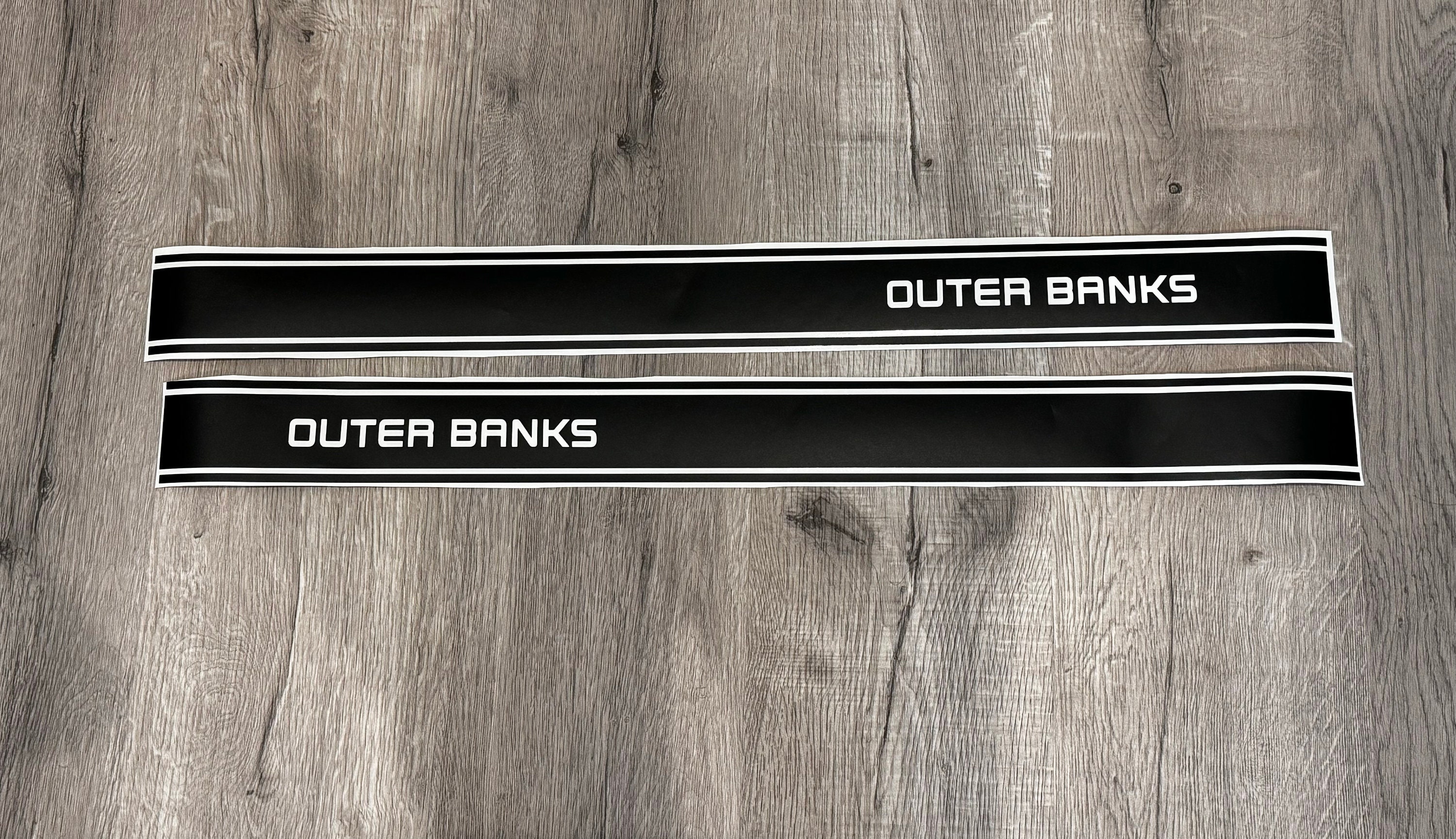 Ford Bronco 2021-2024 OUTER BANKS LOGO Vinyl Side Decals 4DR - Etsy