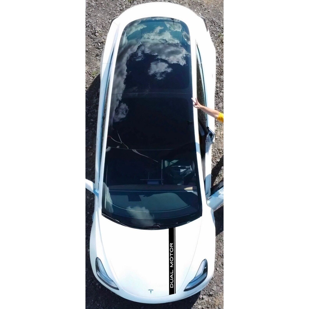 Tesla Model Y 2020-2024 Custom DUAL MOTOR Hood Stripe Decal - Etsy