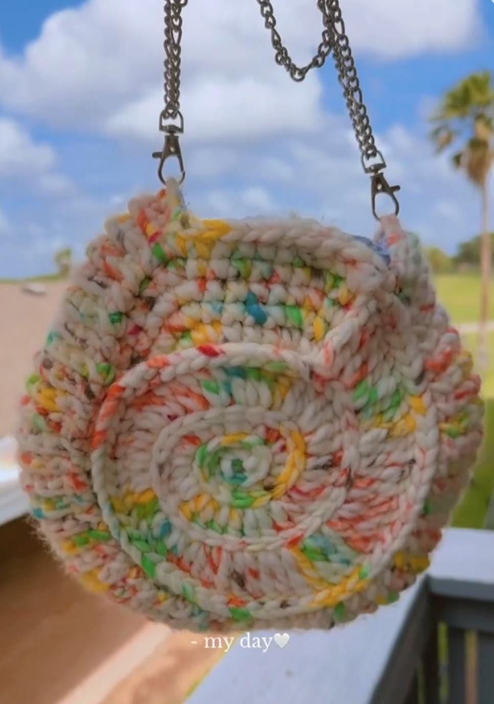 Snail Shell Purse Crochet Pattern: Cottagecore Bag (PDF Pattern) - Etsy
