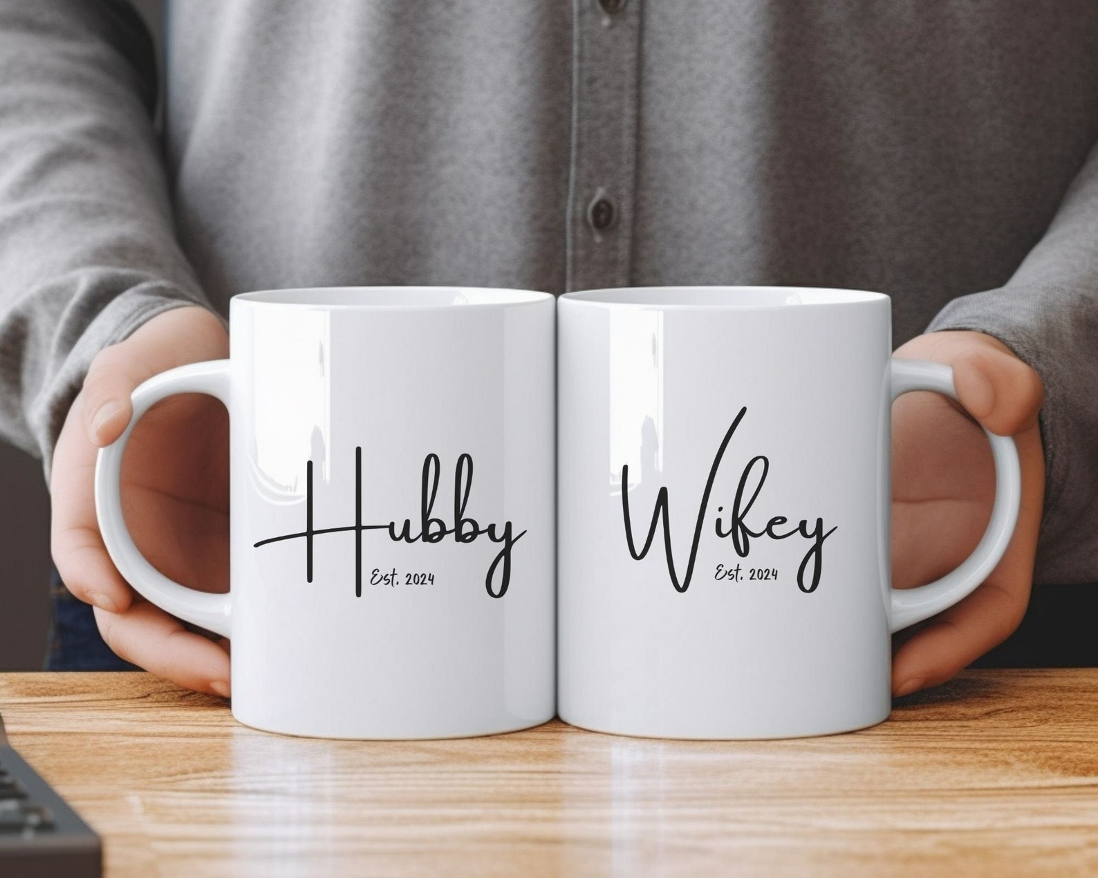 Mr and Mrs Mugs His and Hers Matching Mugs for Couples Wedding Gifts ...
