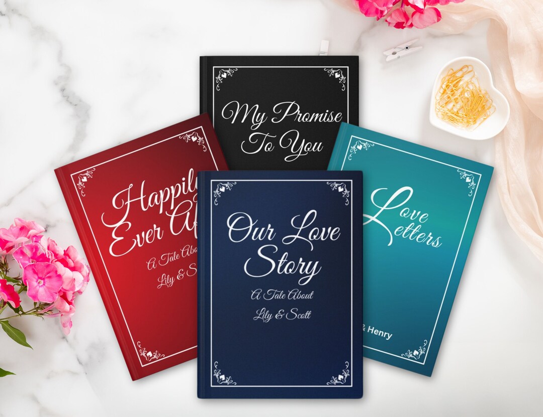 Best Anniversary Gift Personalized Love Journal 0ur Love Story Gift for ...