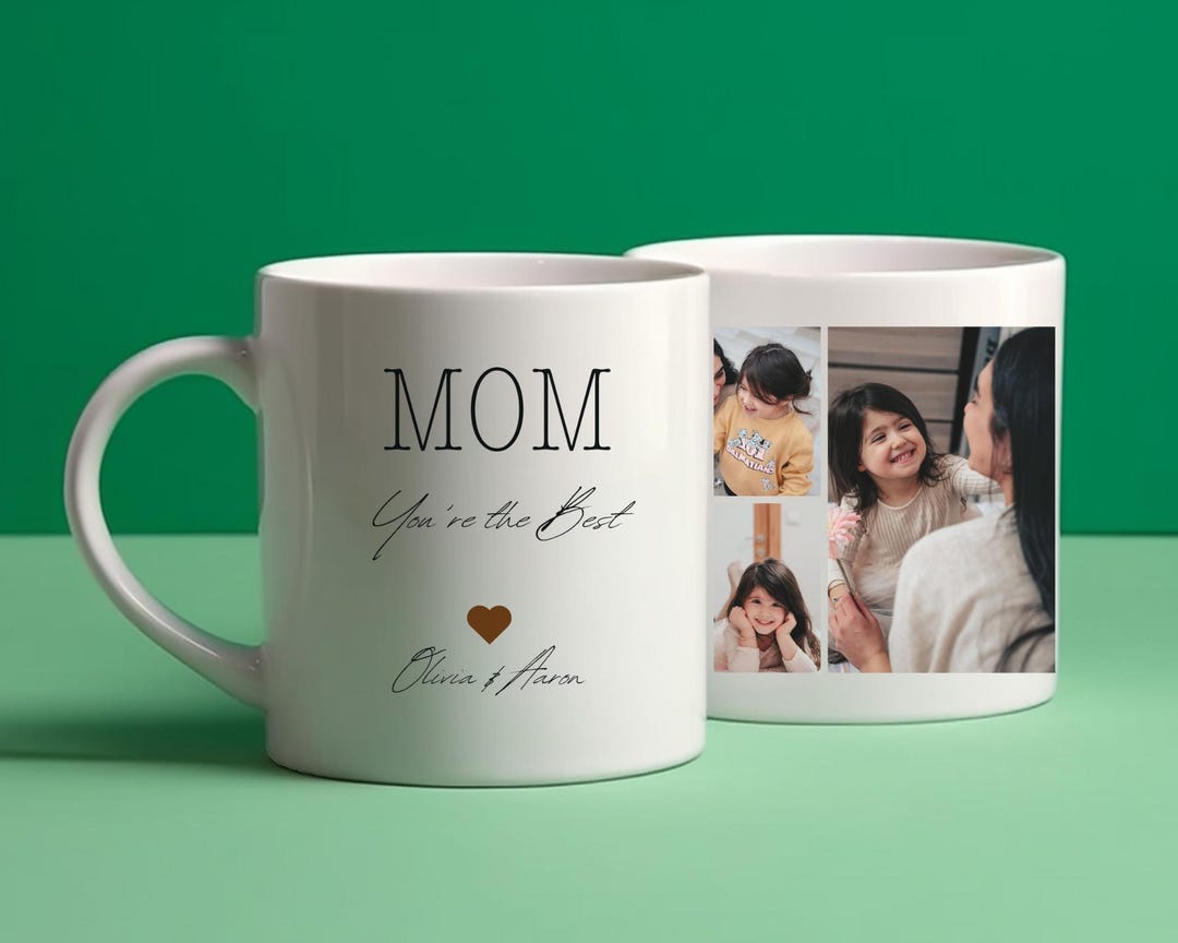 Custom Mom Mug Custom Picture Coffee Cup for First Time Mom Gift ...