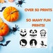 Jack O Lantern Stencil Printable Pumpkin Lantern Template Pumpkin ...