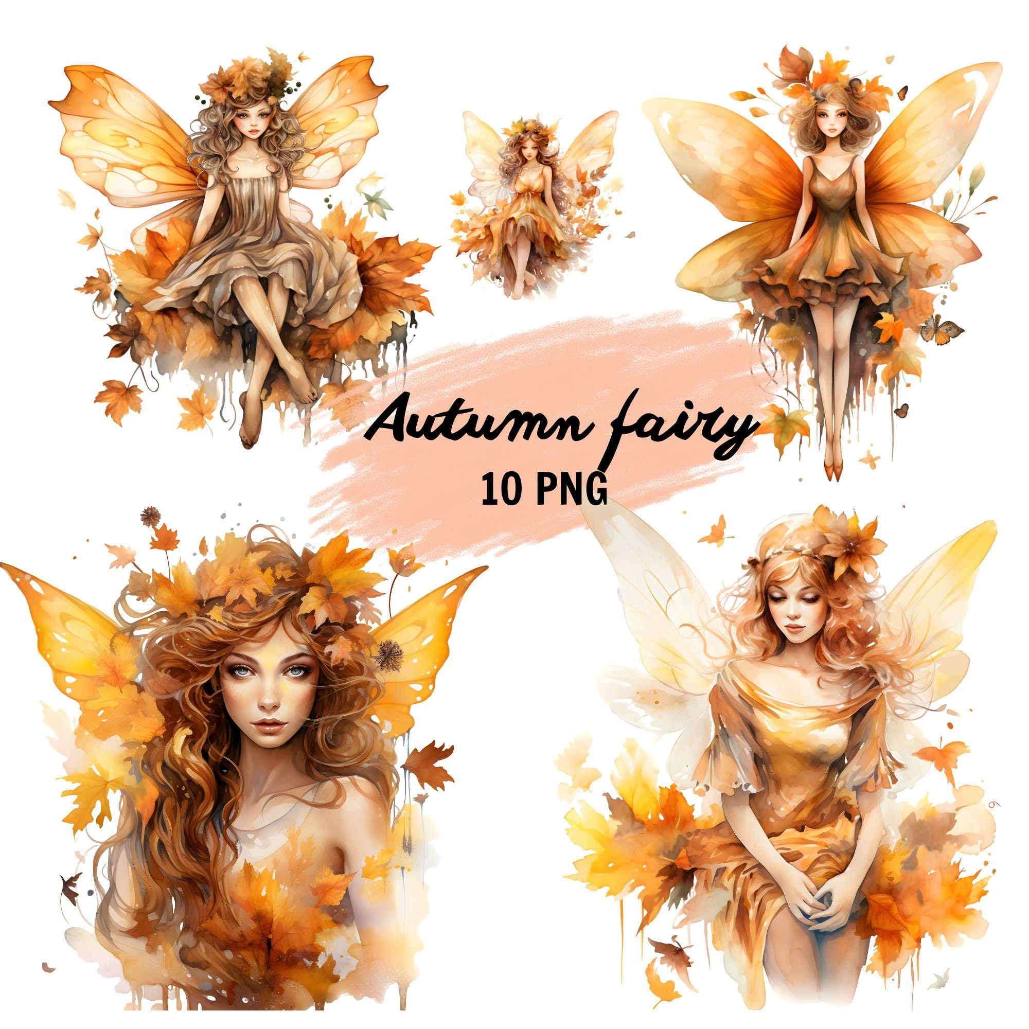 Autumn Fairy Clipart