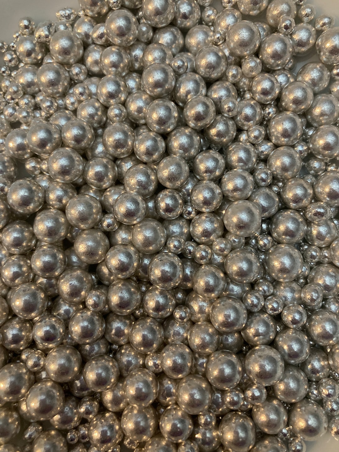 Assorted Silver Sugar Pearls - Etsy