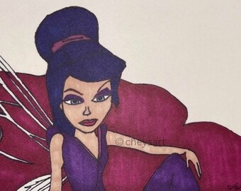 Disney Fairies, Disney Vidia Fairy, Purple Disney Costume Girl, Disney ...