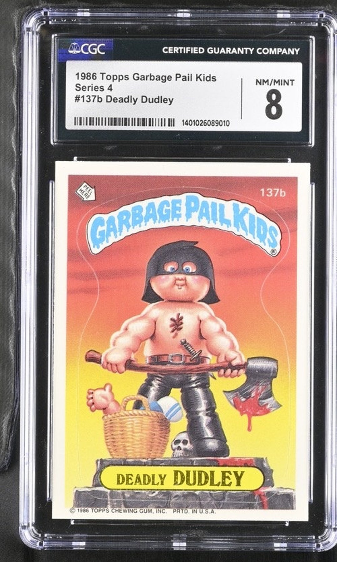 1986 Garbage Pail Kids Deadly Dudley Series 4 CGC 8.0 Nm/mint - Etsy