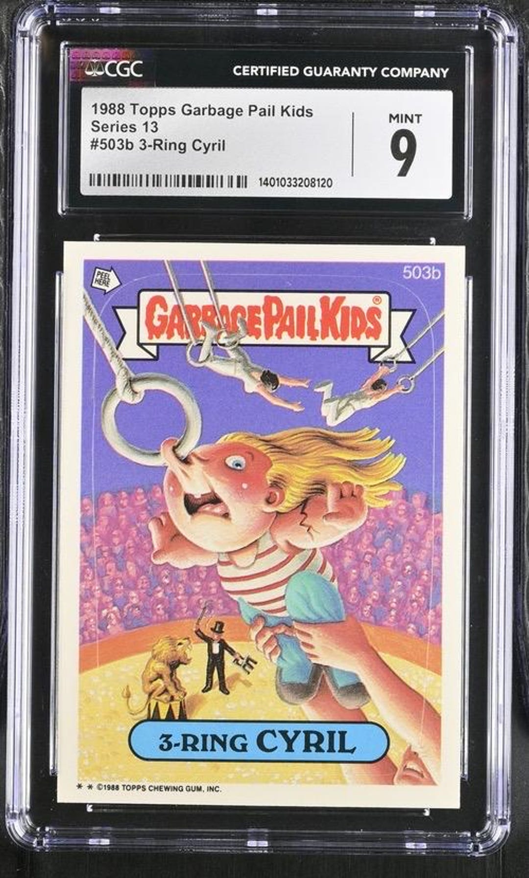 1988 Garbage Pail Kids Series 13 3-ring Cyril CGC 9.0 Mint - Etsy