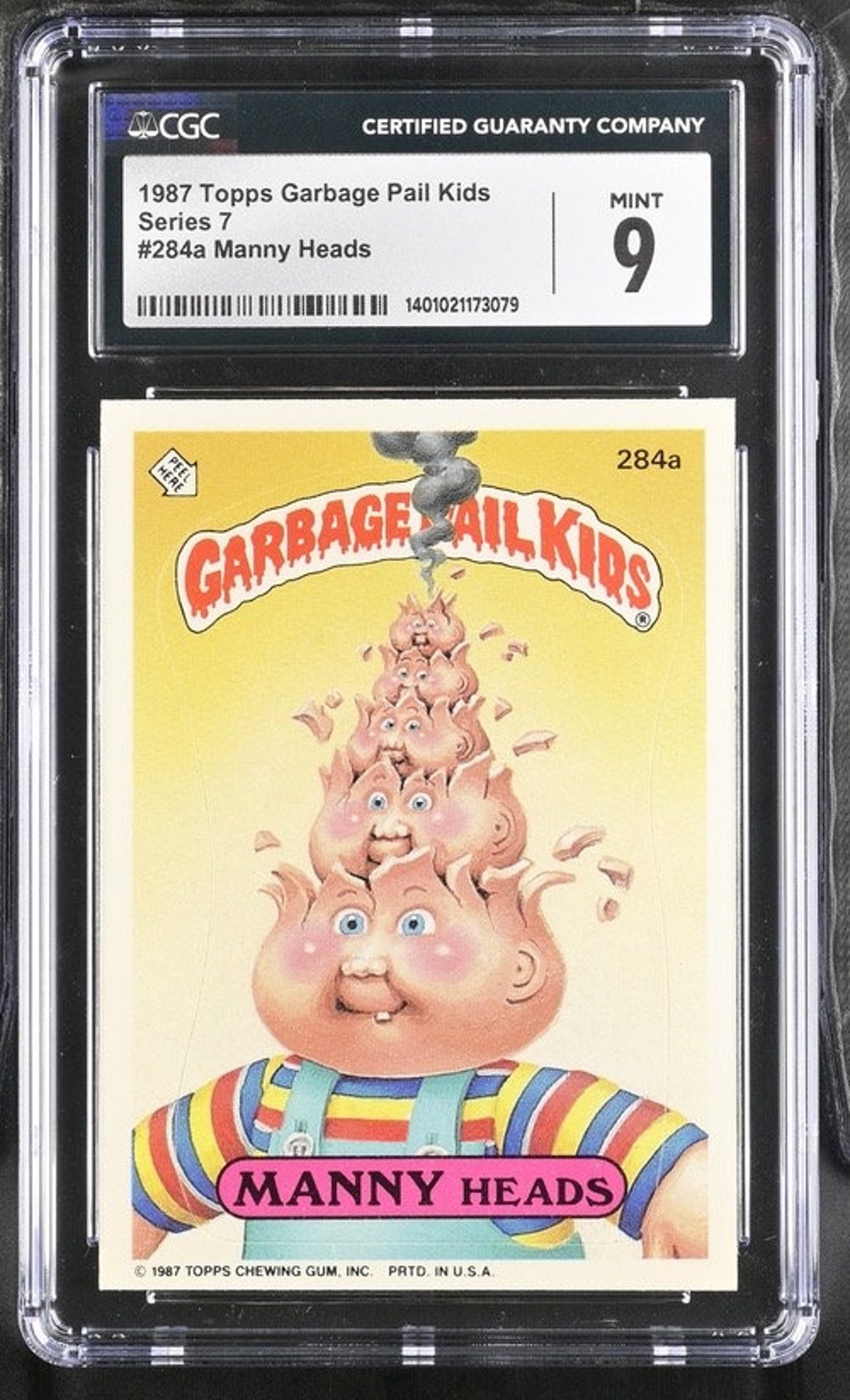 1987 Garbage Pail Kids Series 7 Manny Heads CGC 9.0 Mint - Etsy