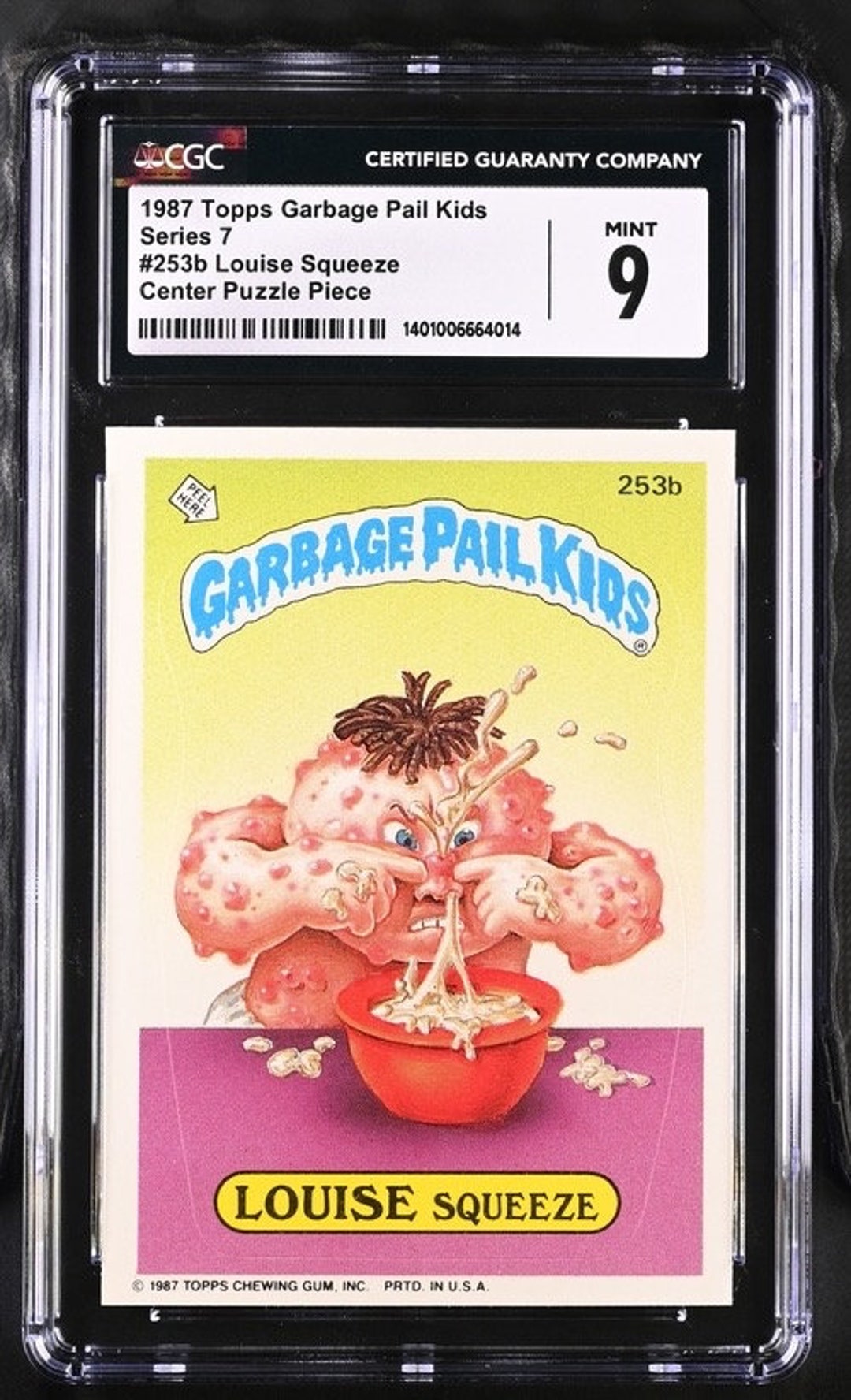 1987 Garbage Pail Kids Louise Squeeze Series 7 CGC 9.0 Mint Center - Etsy