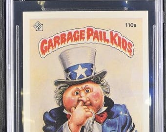 Garbage Pail Kids Sticker Cards Snooty Sam and U S Arnie From 1986 ...
