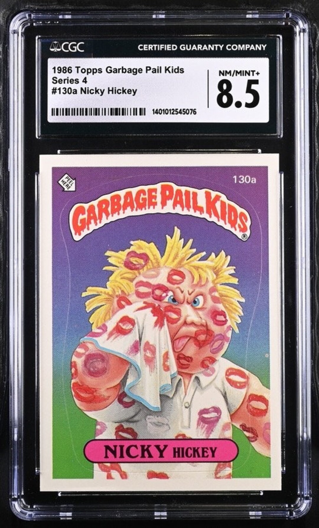 1986 Garbage Pail Kids Series 4 Nicky Hickey CGC 8.5 Nm/mint+ - Etsy