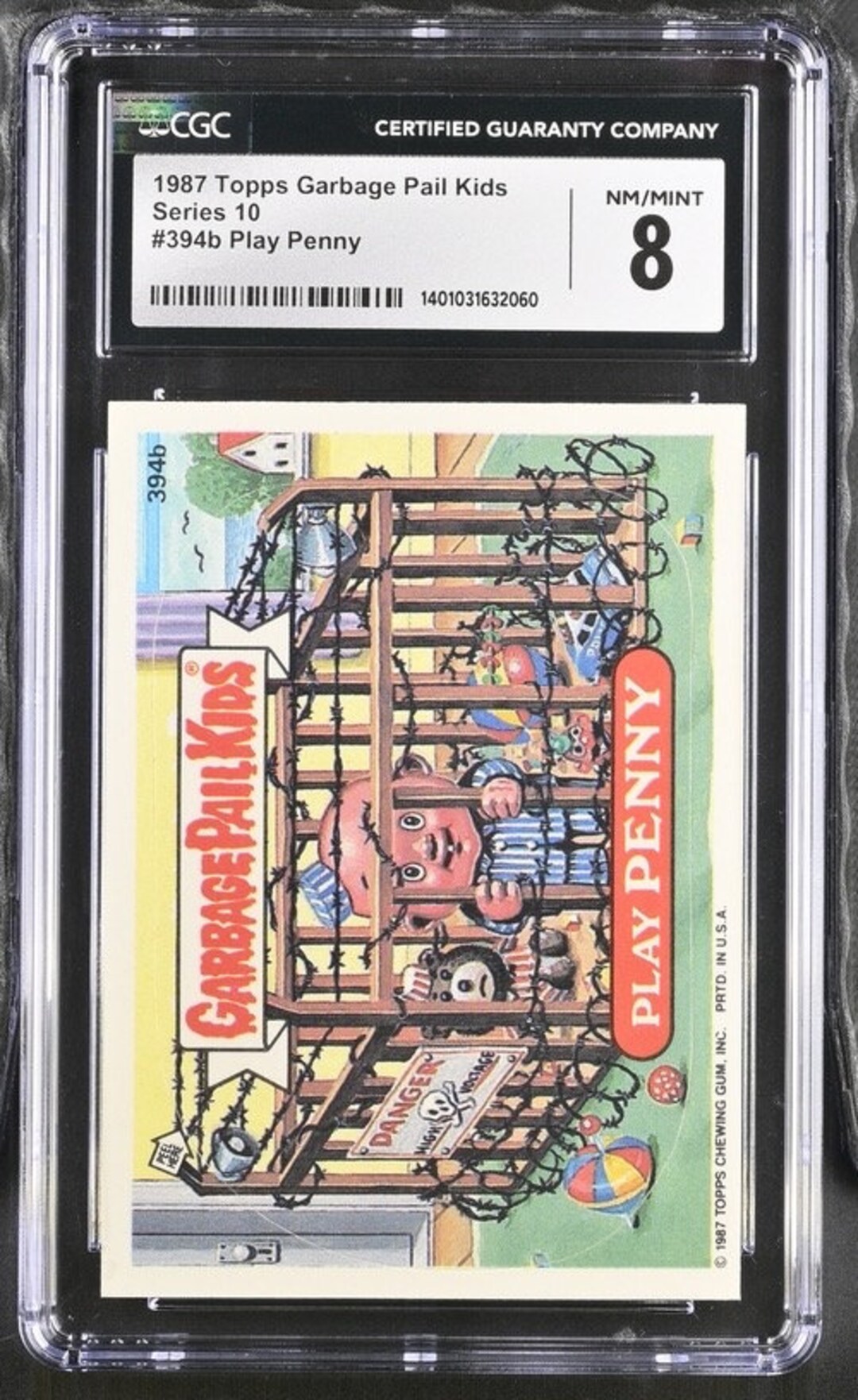 1987 Garbage Pail Kids Play Penny Series 10 CGC 8.0 NM/MT - Etsy