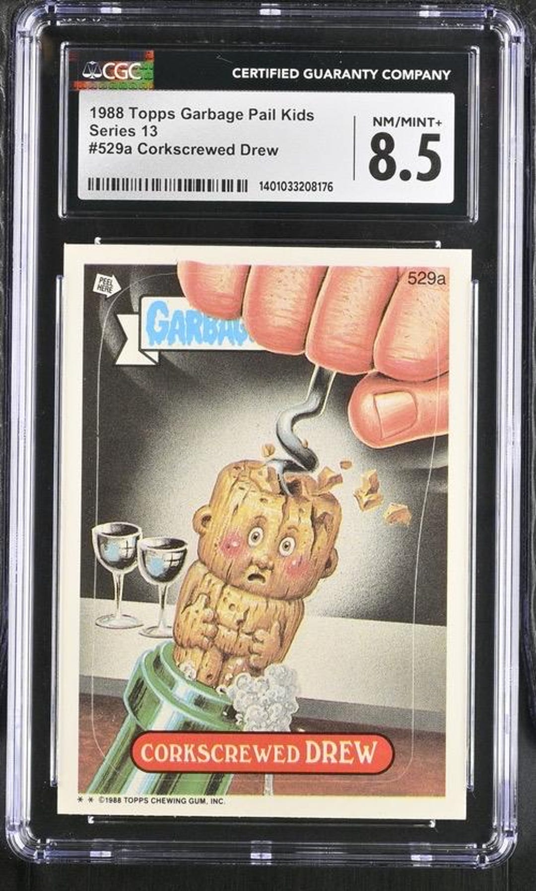 1988 Garbage Pail Kids Series 13 Corkscrewed Drew CGC 8.5 Nm/mint+ - Etsy