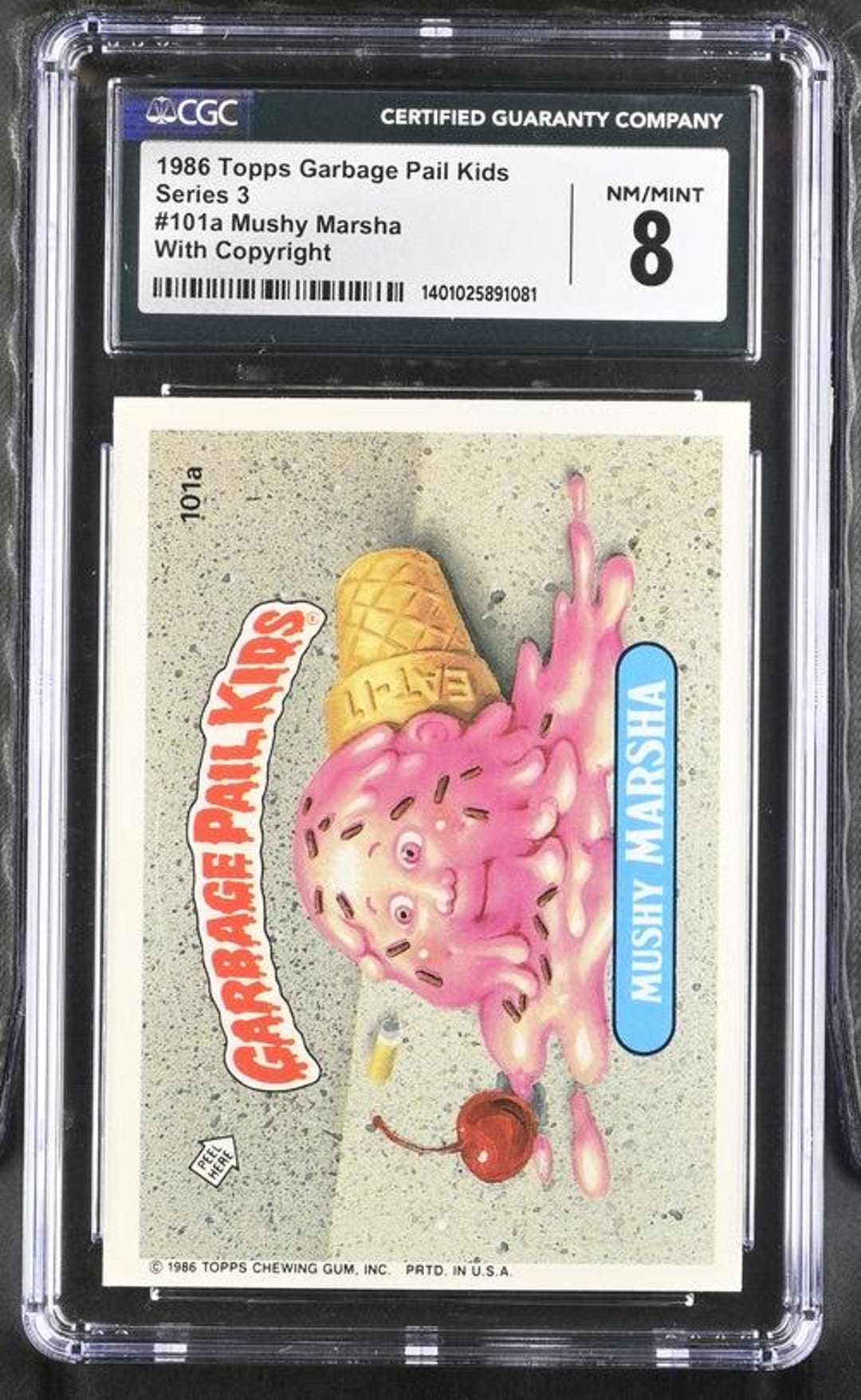 1986 Garbage Pail Kids Series 3 Mushy Marsha CGC 8.0 Near Mint/mint ...