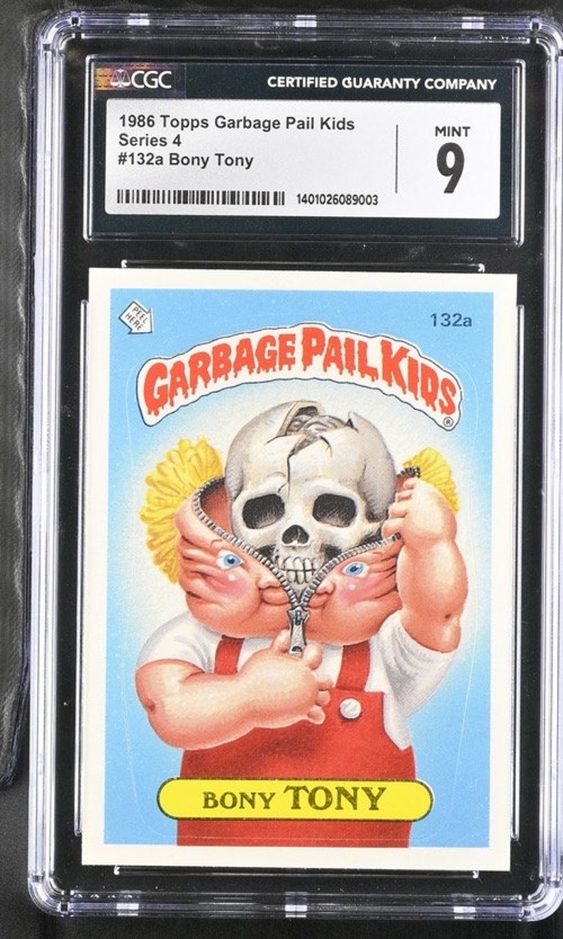 1986 Garbage Pail Kids Bony Tony Series 4 CGC 9.0 Mint - Etsy