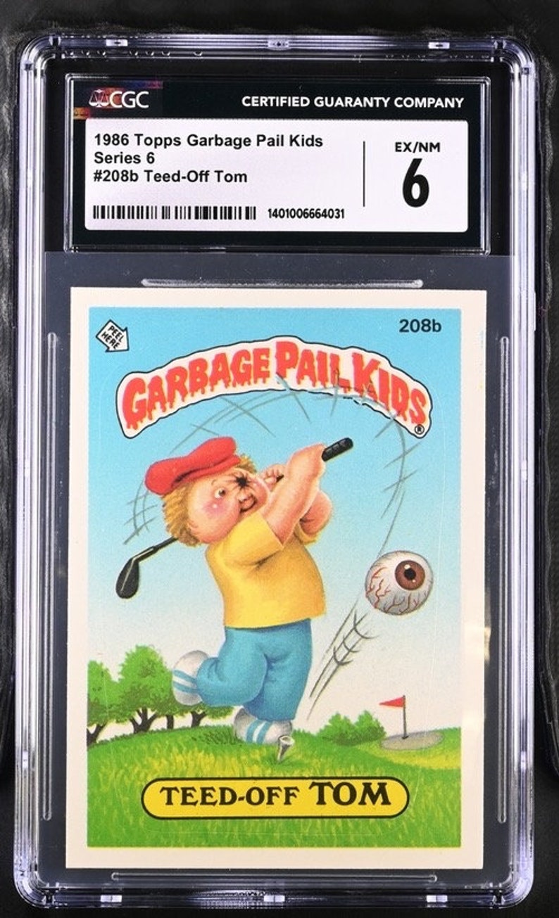 1986 Garbage Pail Kids Teed-off Tom Series 6 CGC 6.0 EX/NM - Etsy