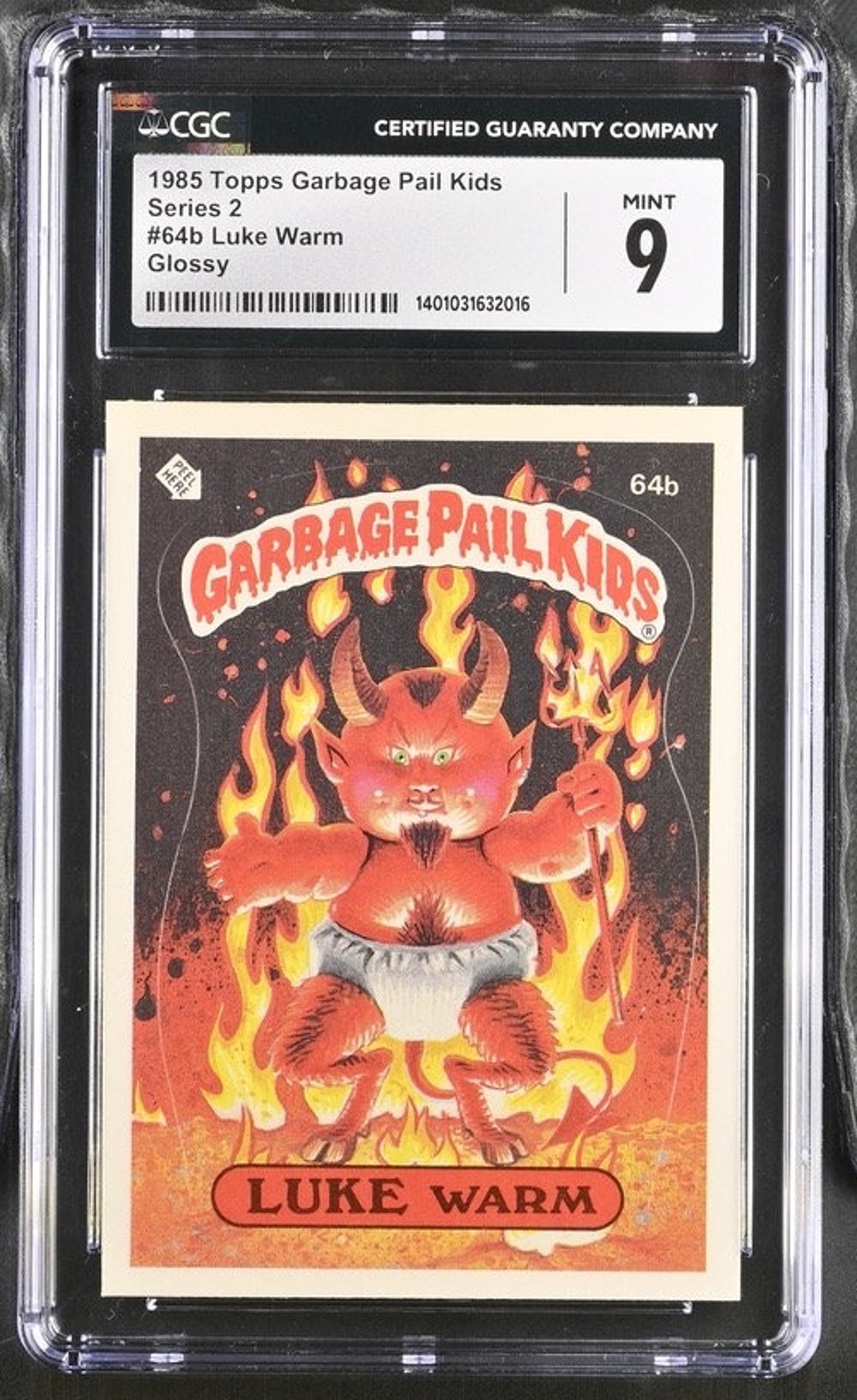 1985 Garbage Pail Kids Series 2 Luke Warm CGC 9.0 Mint Glossy - Etsy